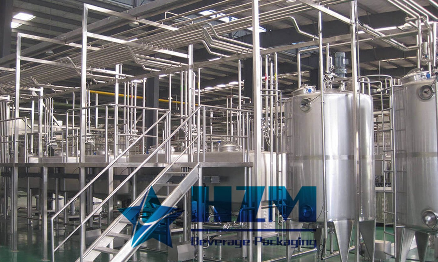 Automatic Beverage Processing System - Huazhen Machinery